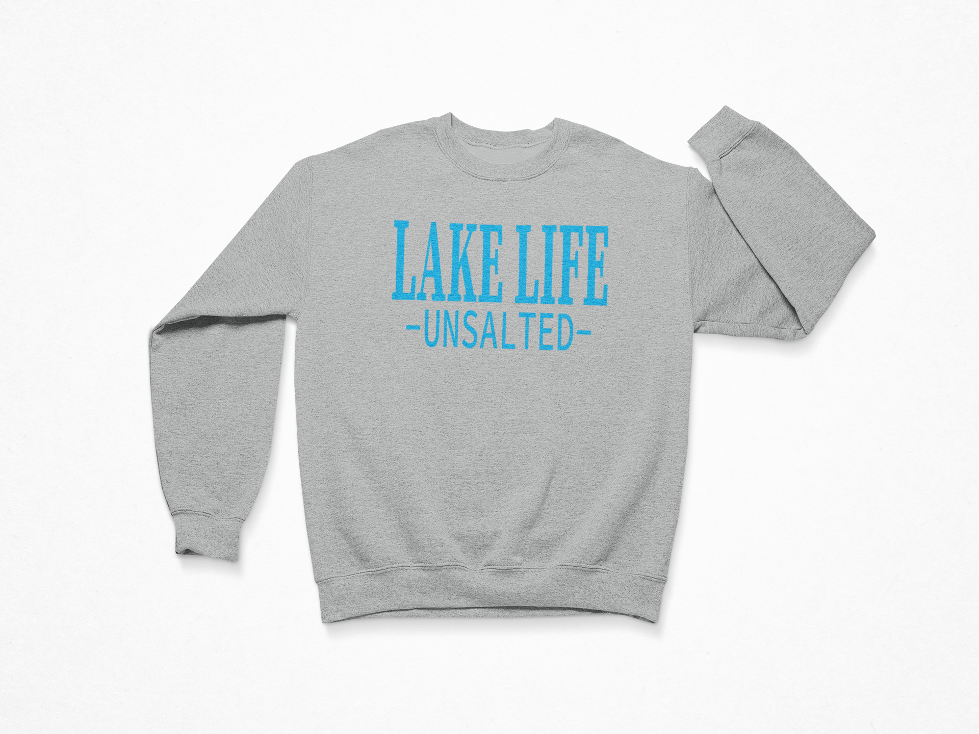 Lake Life - Unsalted Crewneck – Gritty Gear Company